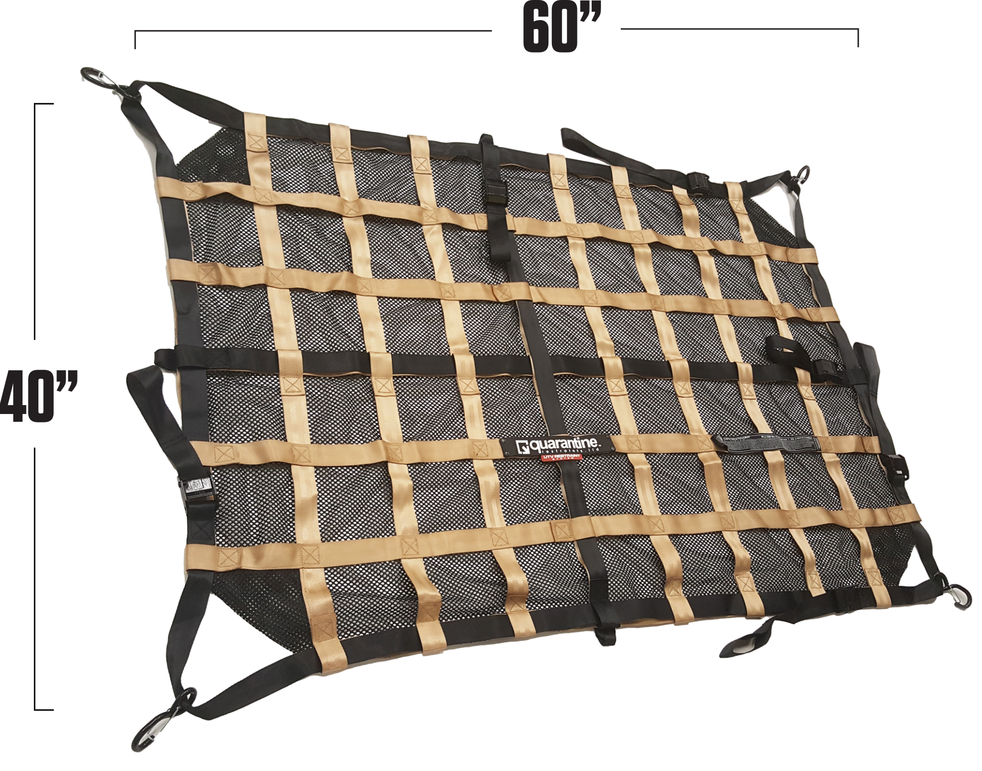 Floor Mount Cargo Net for SUVs & Vans | Quarantine Restraints ...